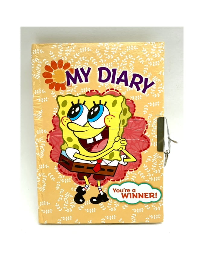 Nick Jr Spongebob You're a winner Diary with Lock - Walmart.com