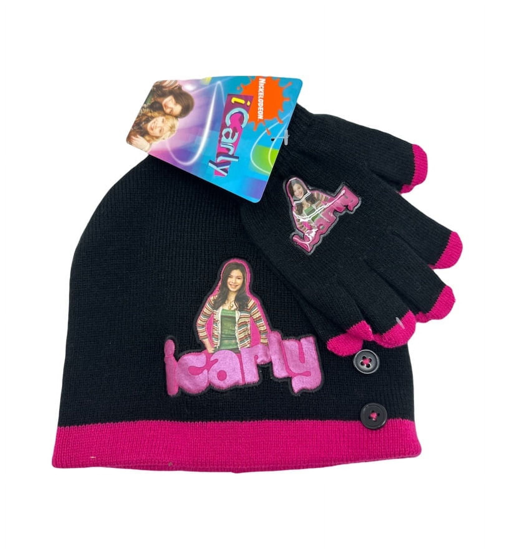 Nick Jr iCarly Winter Beanie Hat & Gloves - Walmart.com