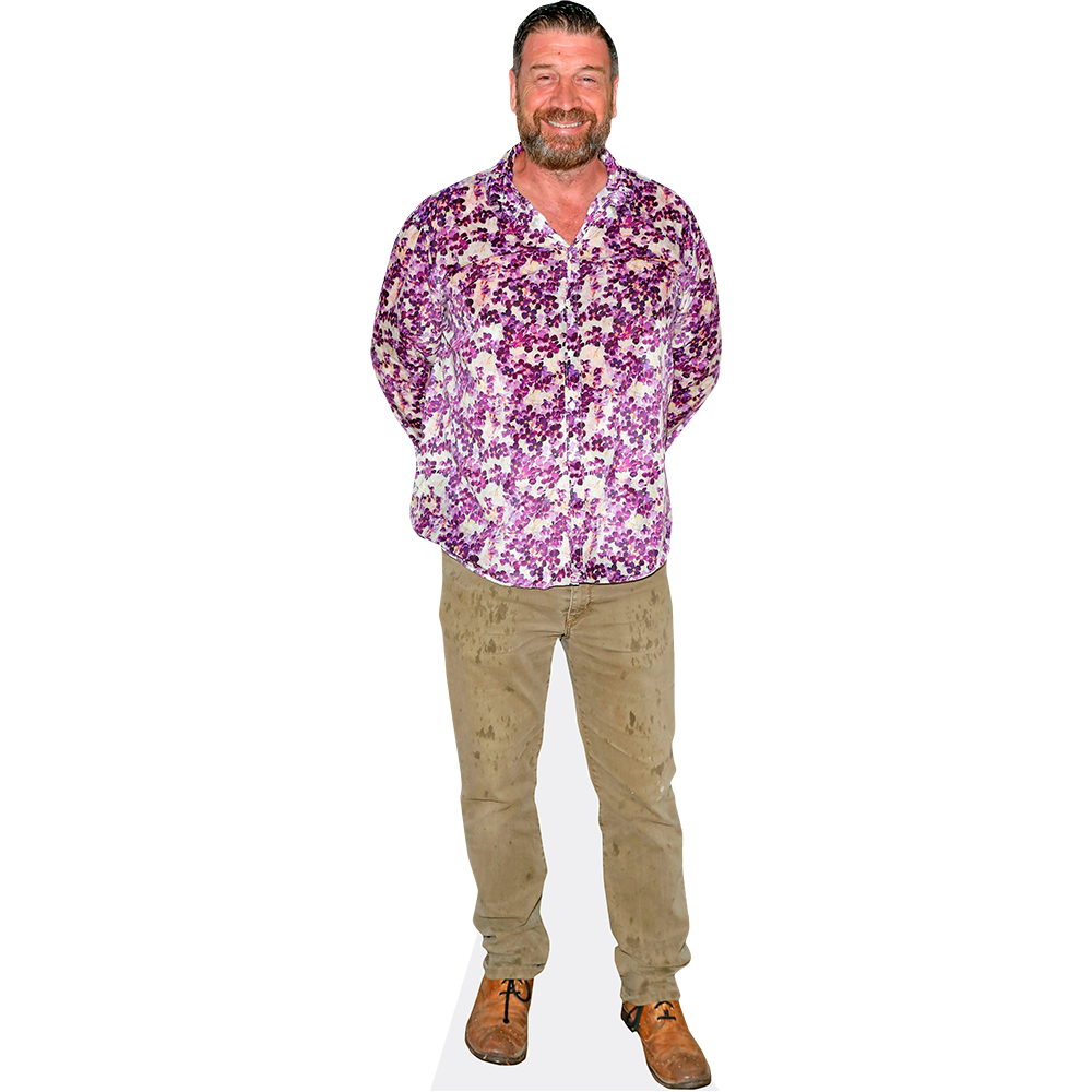 Nick Knowles (Purple Shirt) Lifesize Cardboard Cutout Standee - Walmart.com