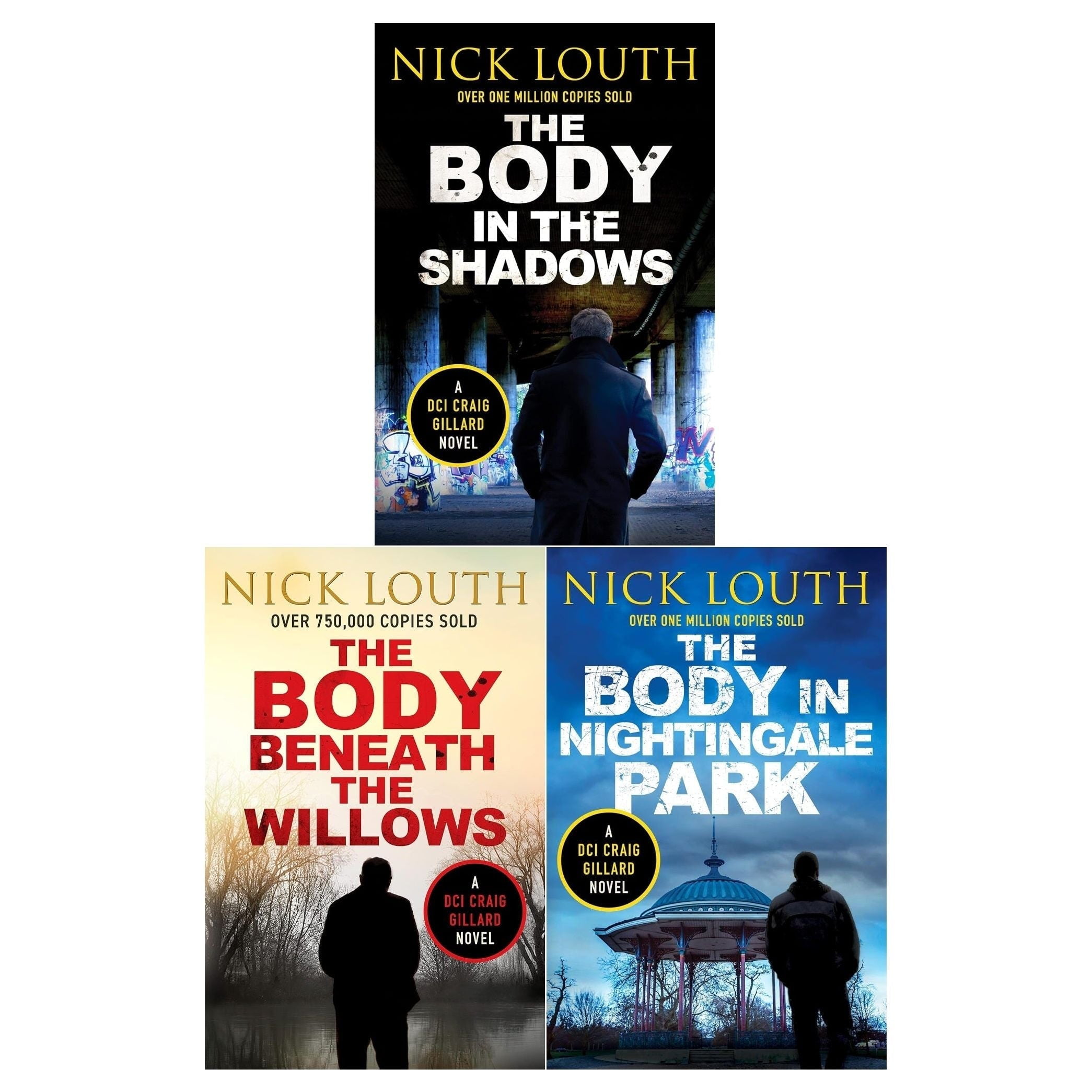 Nick Louth DCI Craig Gillard Crime Thrillers Collection 3 Books Set ...