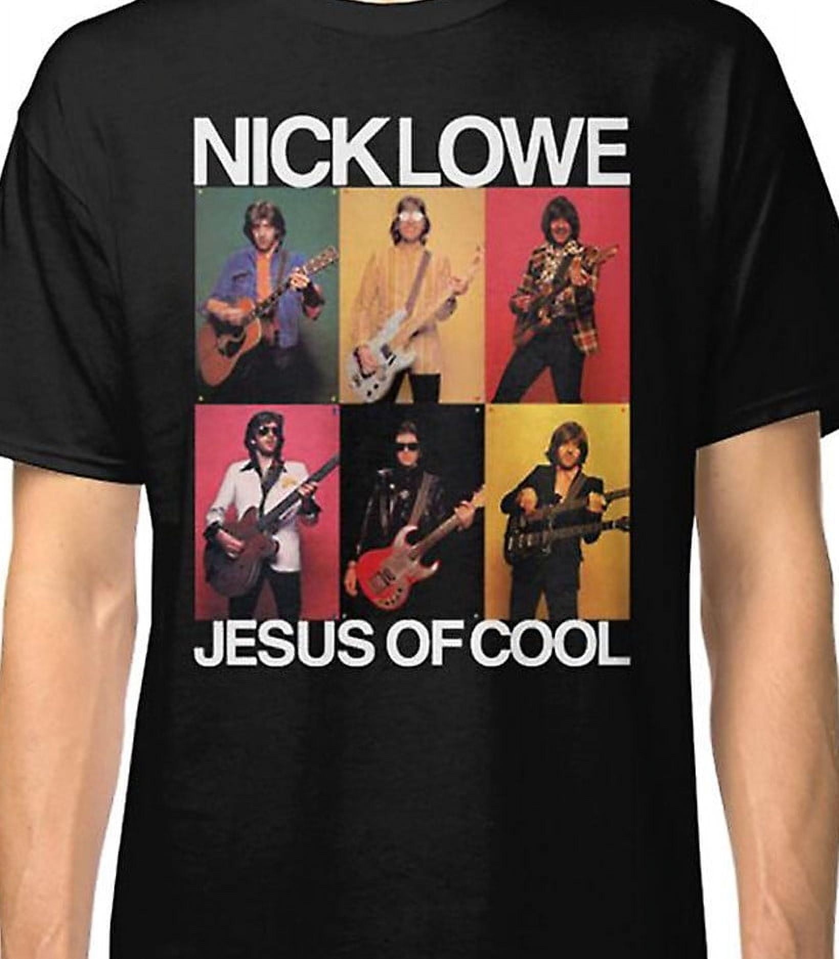 Nick Lowe Jesus of cool T-shirt Black Cotton unisex S to 345Xl 3F350 ...