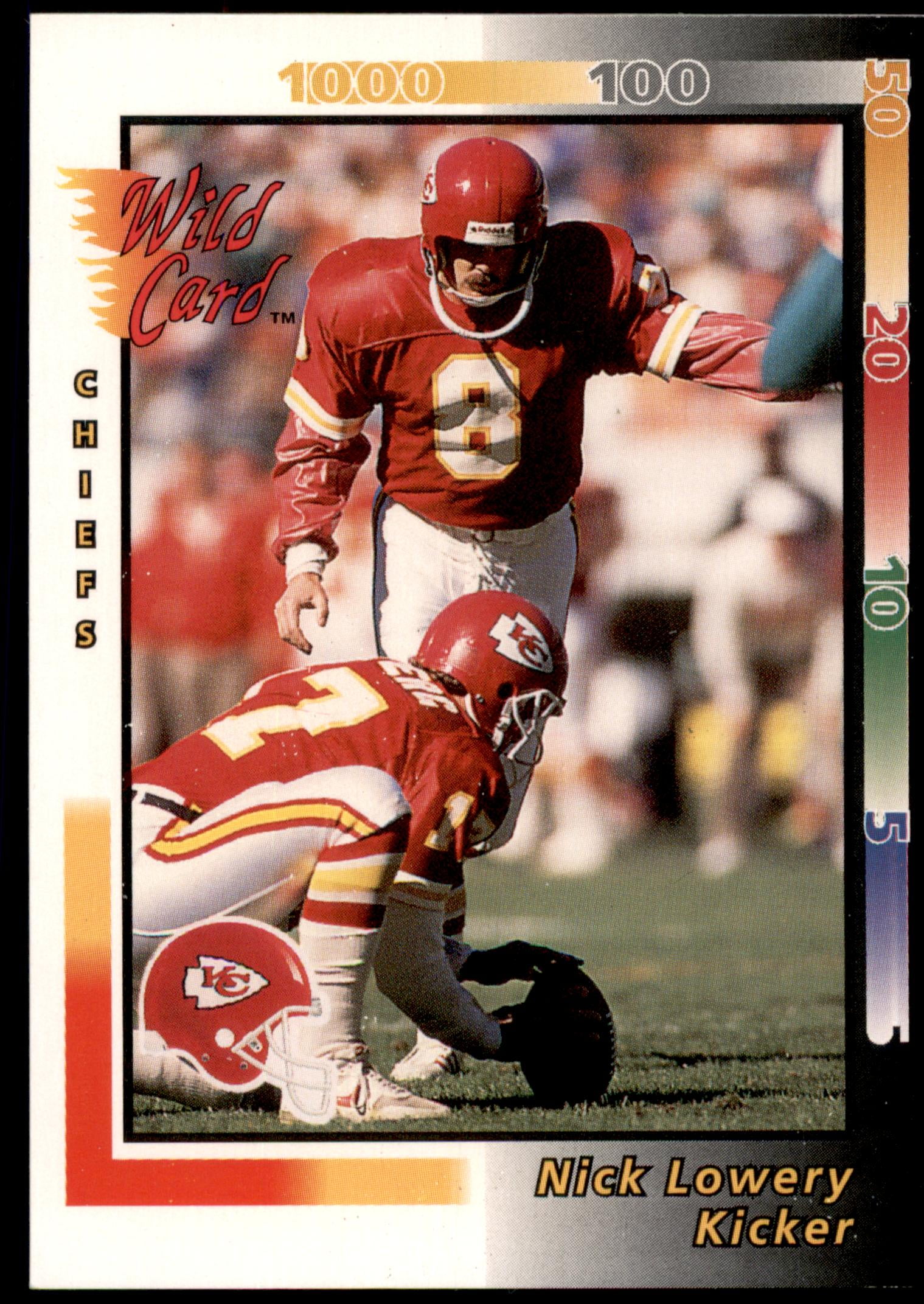 Nick Lowery #79 1992 Wild Card - Walmart.com