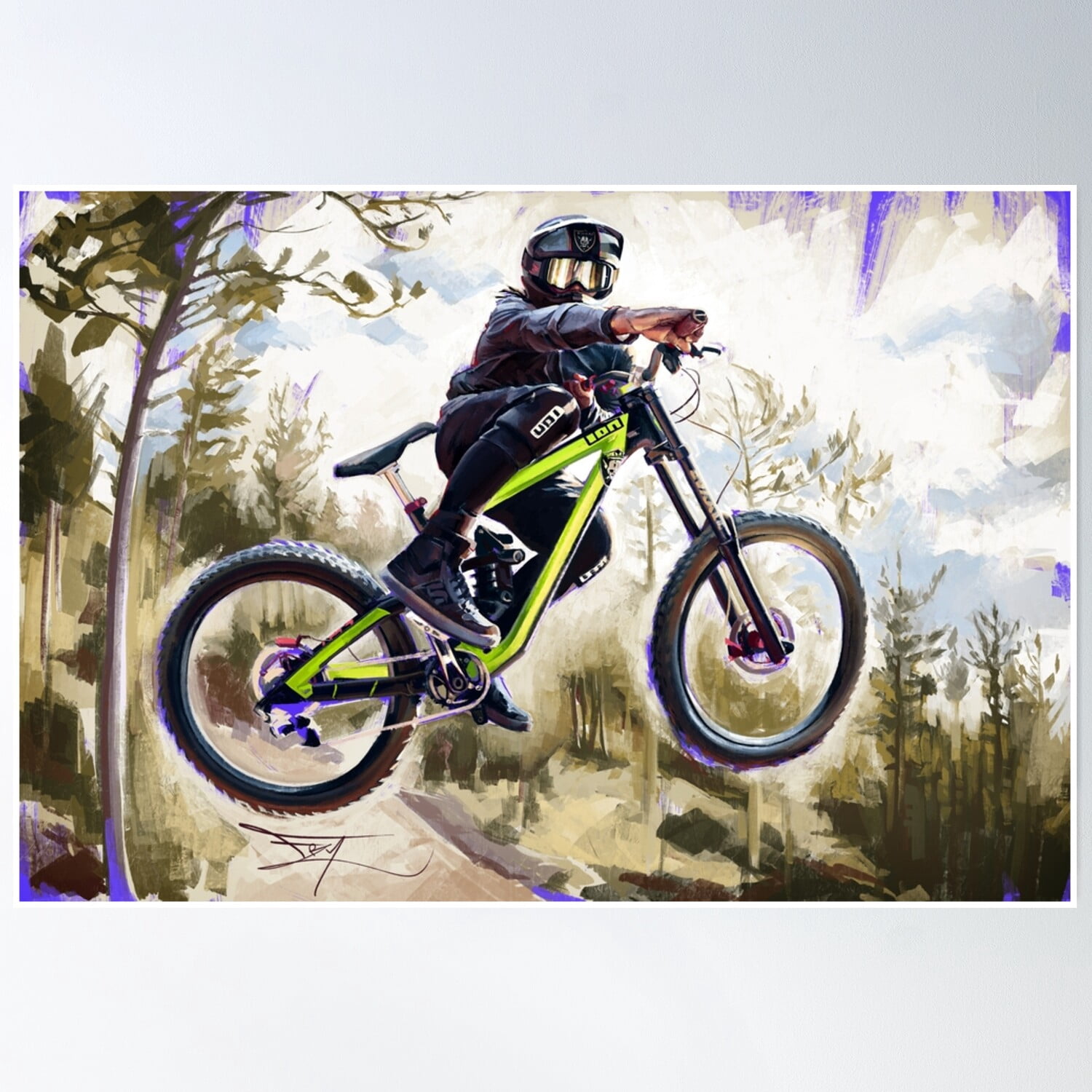 Nick Pescetto - Whip Poster Wall Art, Modern Wall Decor, 8x12 UNFRAMED ...