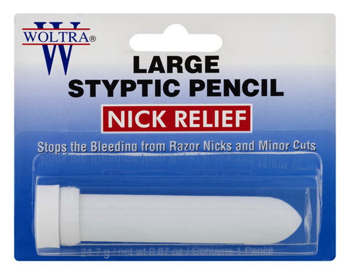 Nick Relief Styptic Pencil Large (Blister) (Pack of 3) - Walmart.com