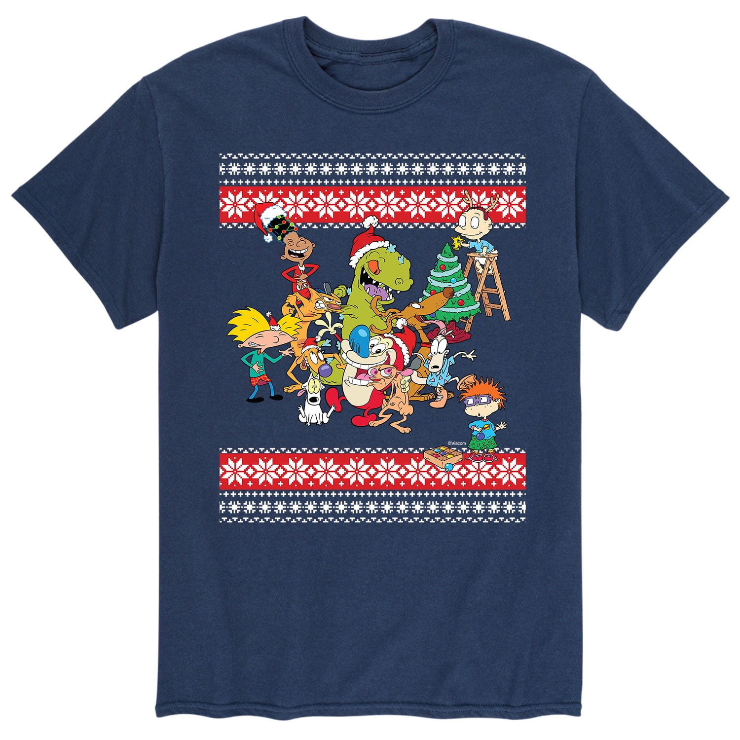 Nick Rewind - Rugrats Holiday Group - Men's Short Sleeve Graphic T ...
