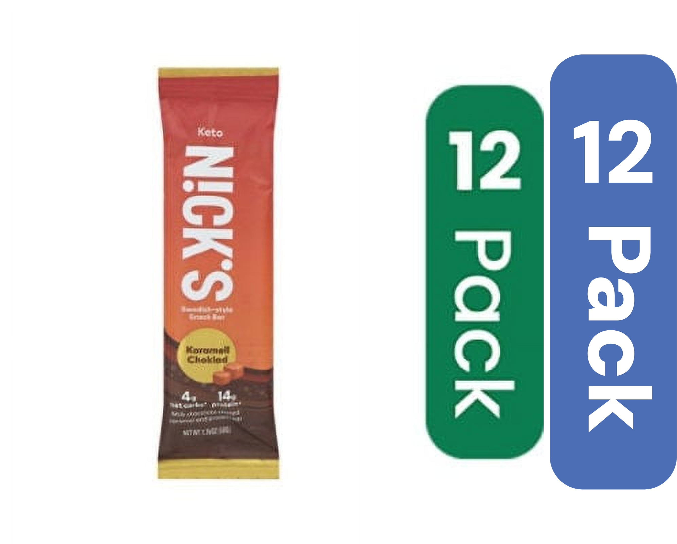 Nick's Bar Caramel Chocolate 12 Pack 1.76 oz (Pack Of 12) - Walmart.com
