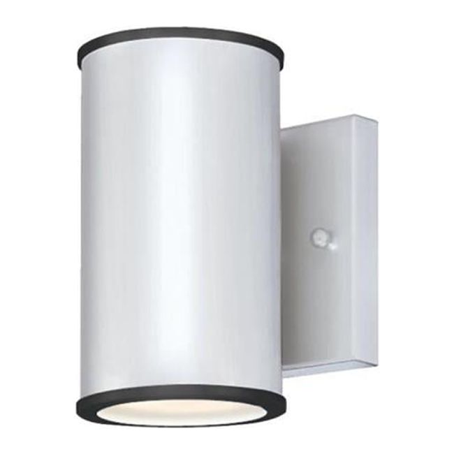 Nickel Luster Finish Frosted Glass Dimmable LED Wall Fixture - Walmart.com