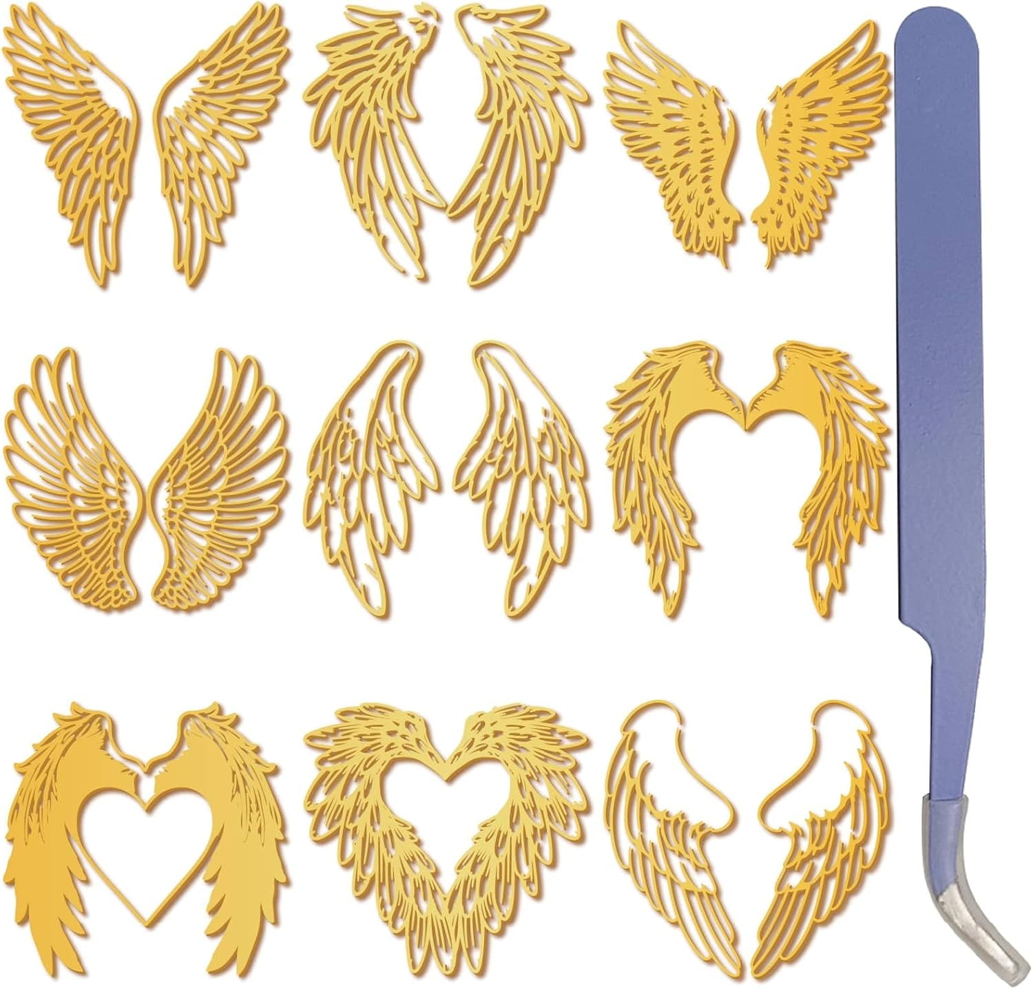 Nickel Metal Waterproof Self-Adhesive Picture Stickers Round Dot ...