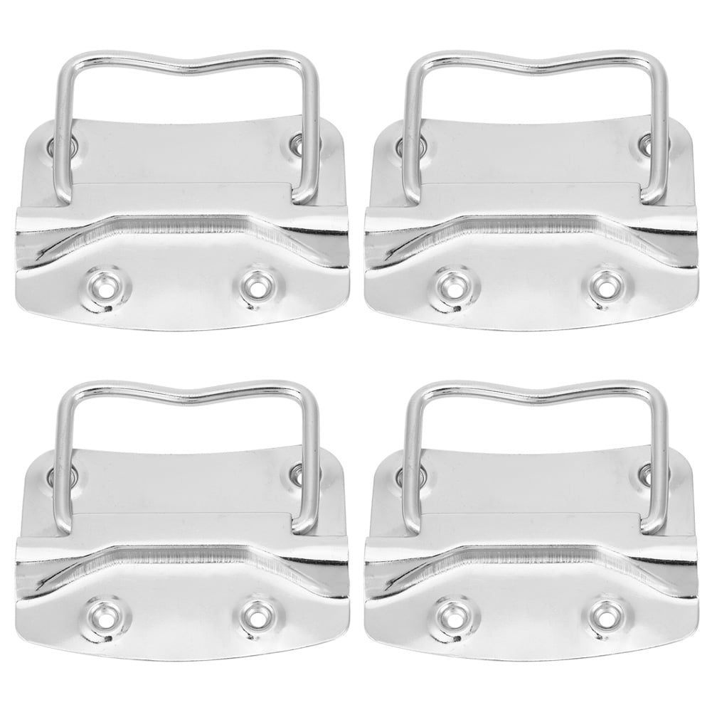 Nickel Plated Iron Ring Handles for Wooden Chests & Cabinets, Set of 4 ...