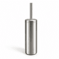 Nickel Toilet Brush and Holder Set, Extra Long Handle Stainless Steel ...