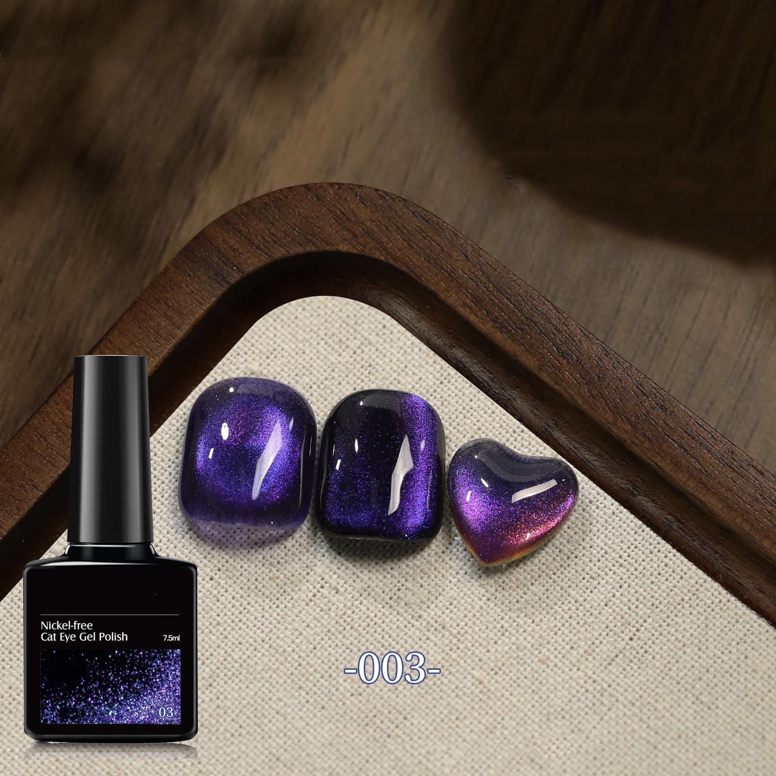 Nickelfree Magnetic Nail Polish Immersion Gel 7.5ml with Color Changing ...