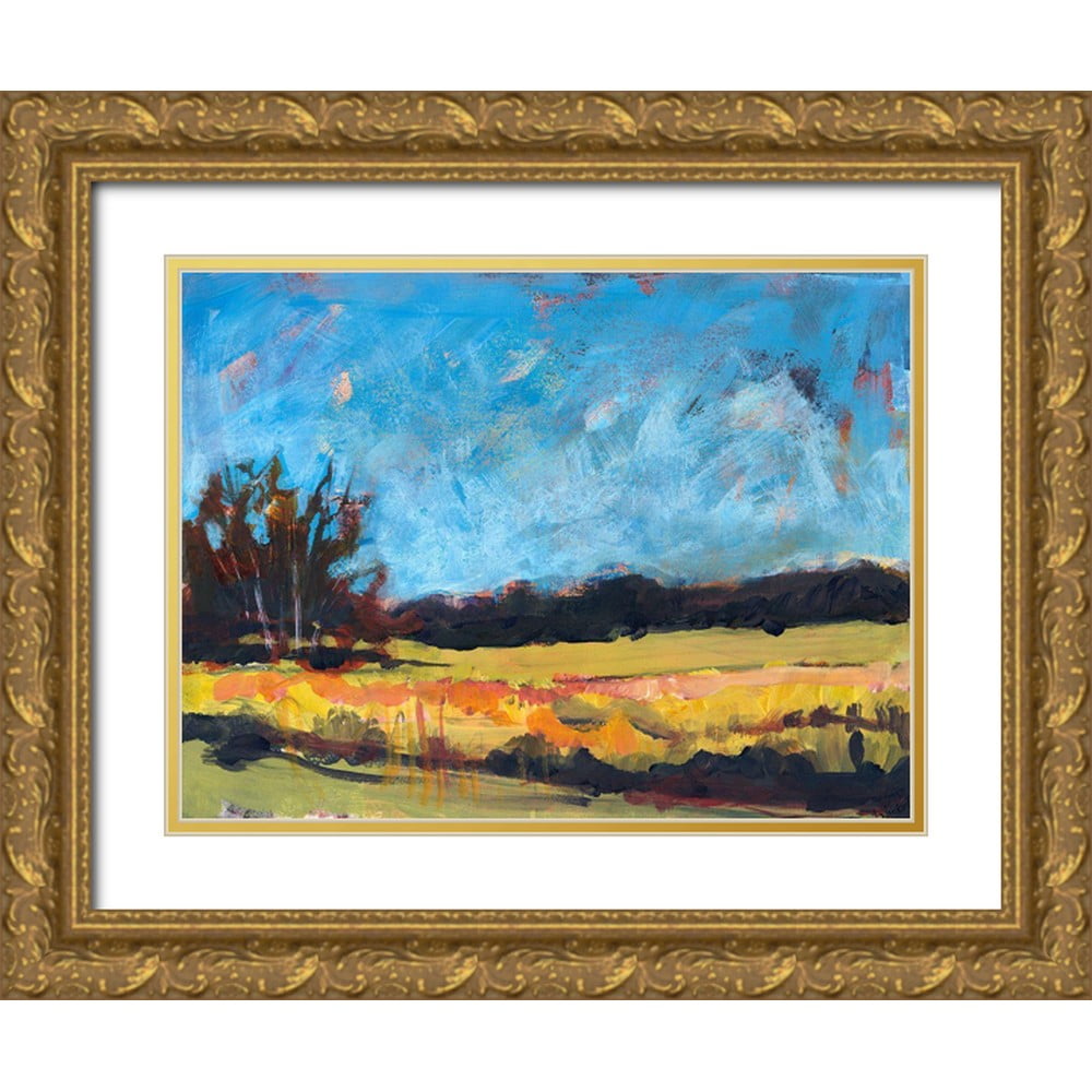Nickell, Linda 14x12 Gold Ornate Wood Framed with Double Matting Museum Art Print Titled - On ...