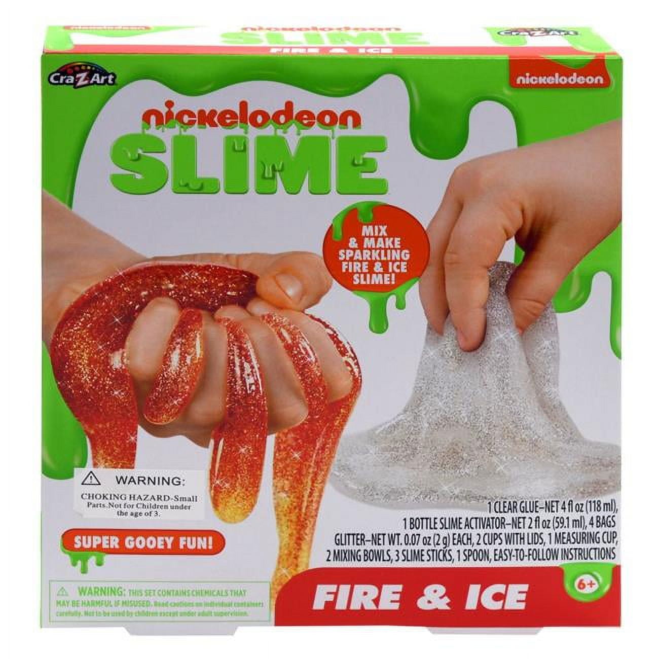 Nickelodeon 2336586 Fire & Ice Slime in Box - Case of 40 - Walmart.com