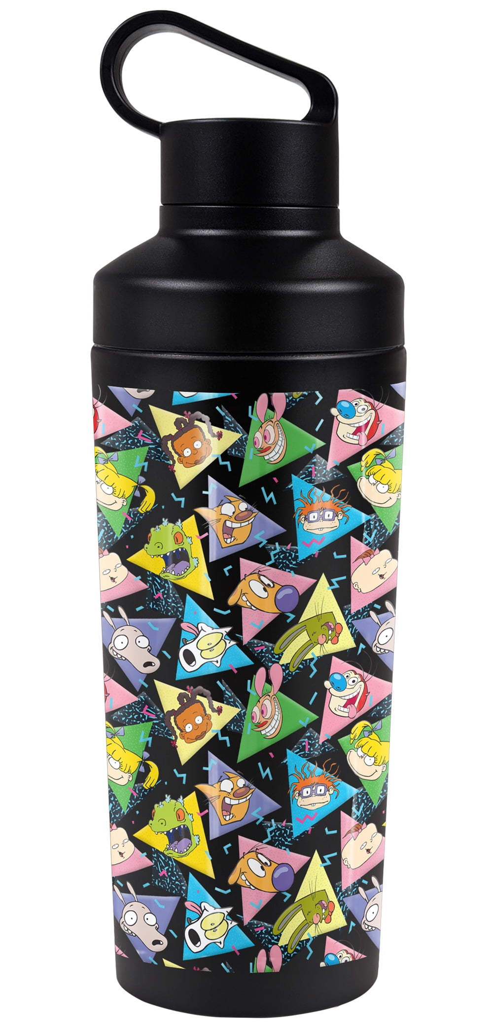 Nickelodeon 90'S Official Nick 90'S Heads 18 oz Insulated Water Bottle ...