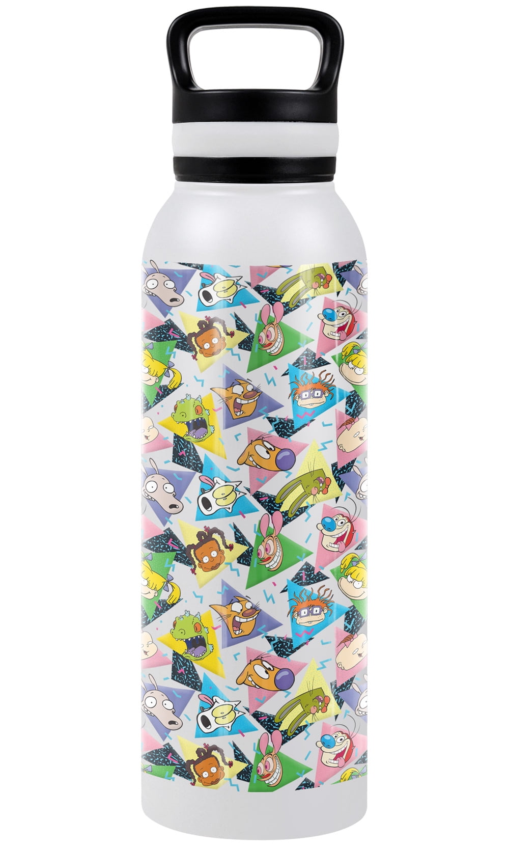 Nickelodeon 90'S Official Nick 90'S Heads 24 oz Insulated Canteen Water ...