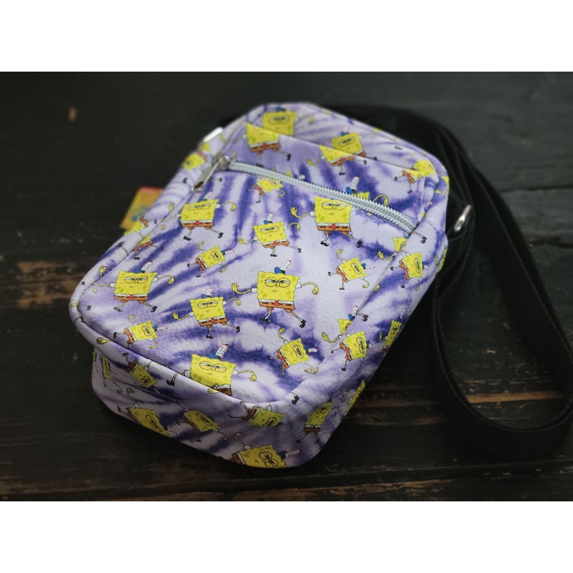 Nickelodeon Bag, Cross Body, SpongeBob SquarePants, Dancing, Tie Dye ...