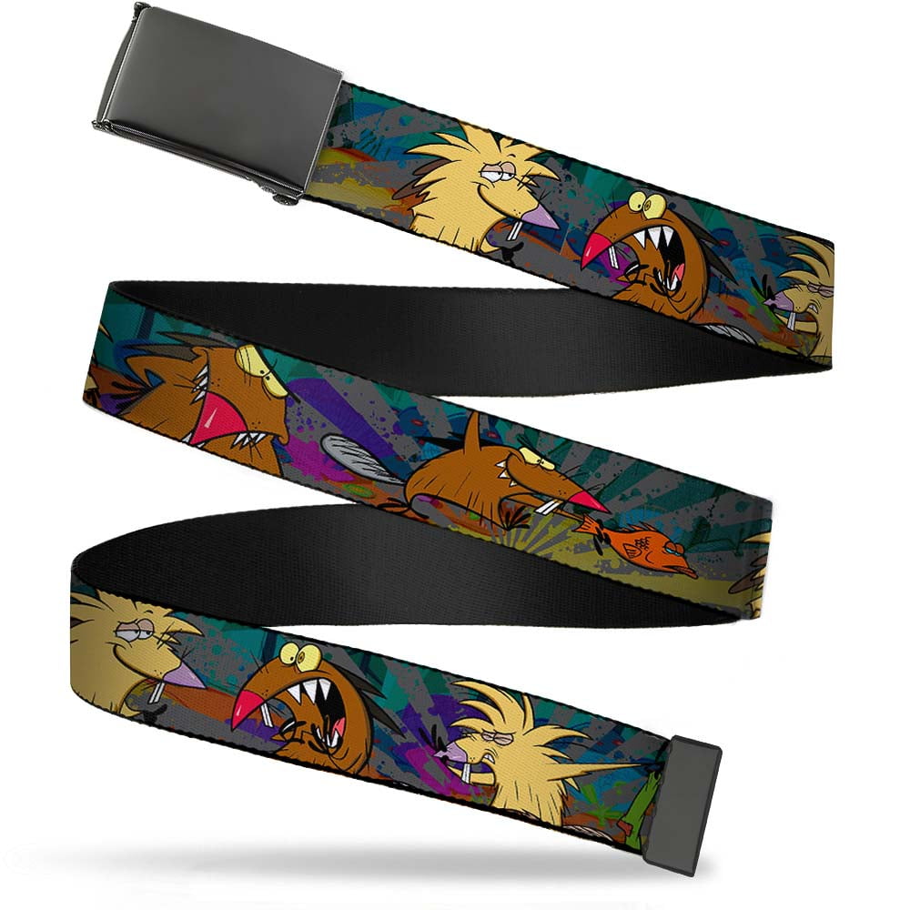 Adjustable Belt, Clamp Buckle, Cut-to-Fit, Daggett Norbert Poses Rays ...