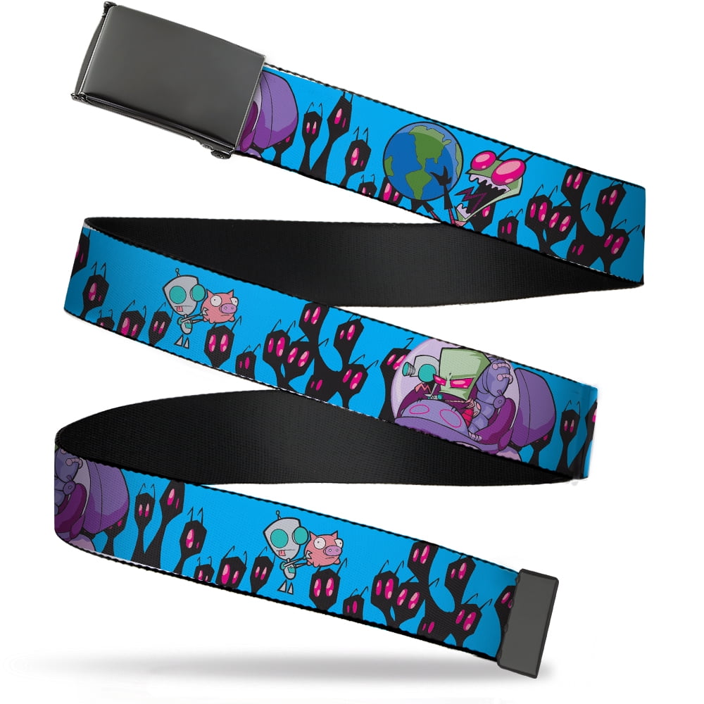 Nickelodeon Belt, Flip Web Belt Invader Zim GIR and Piggy Rule the ...
