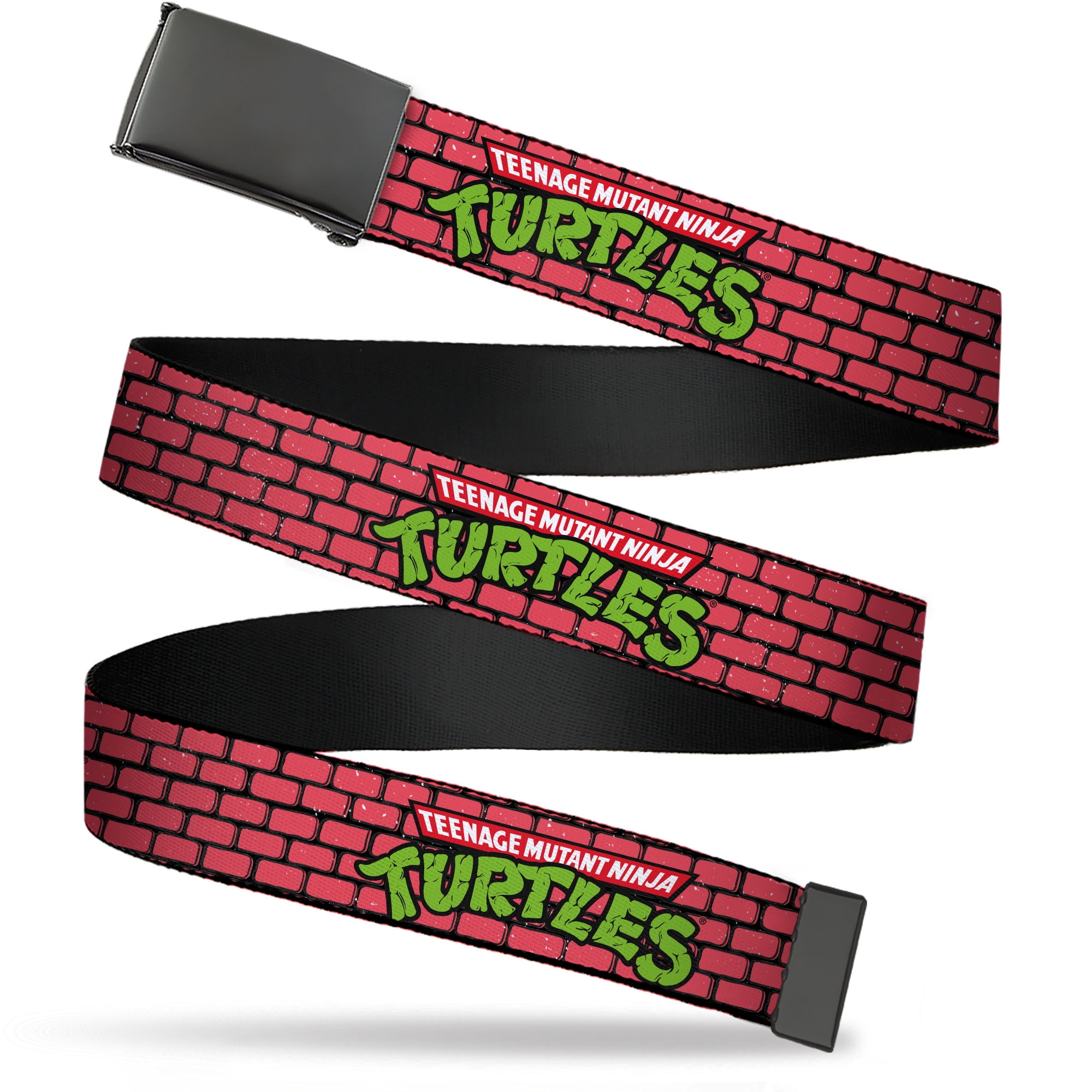 Nickelodeon Belt, Flip Web Belt Teenage Mutant Ninja Turtles Brick ...