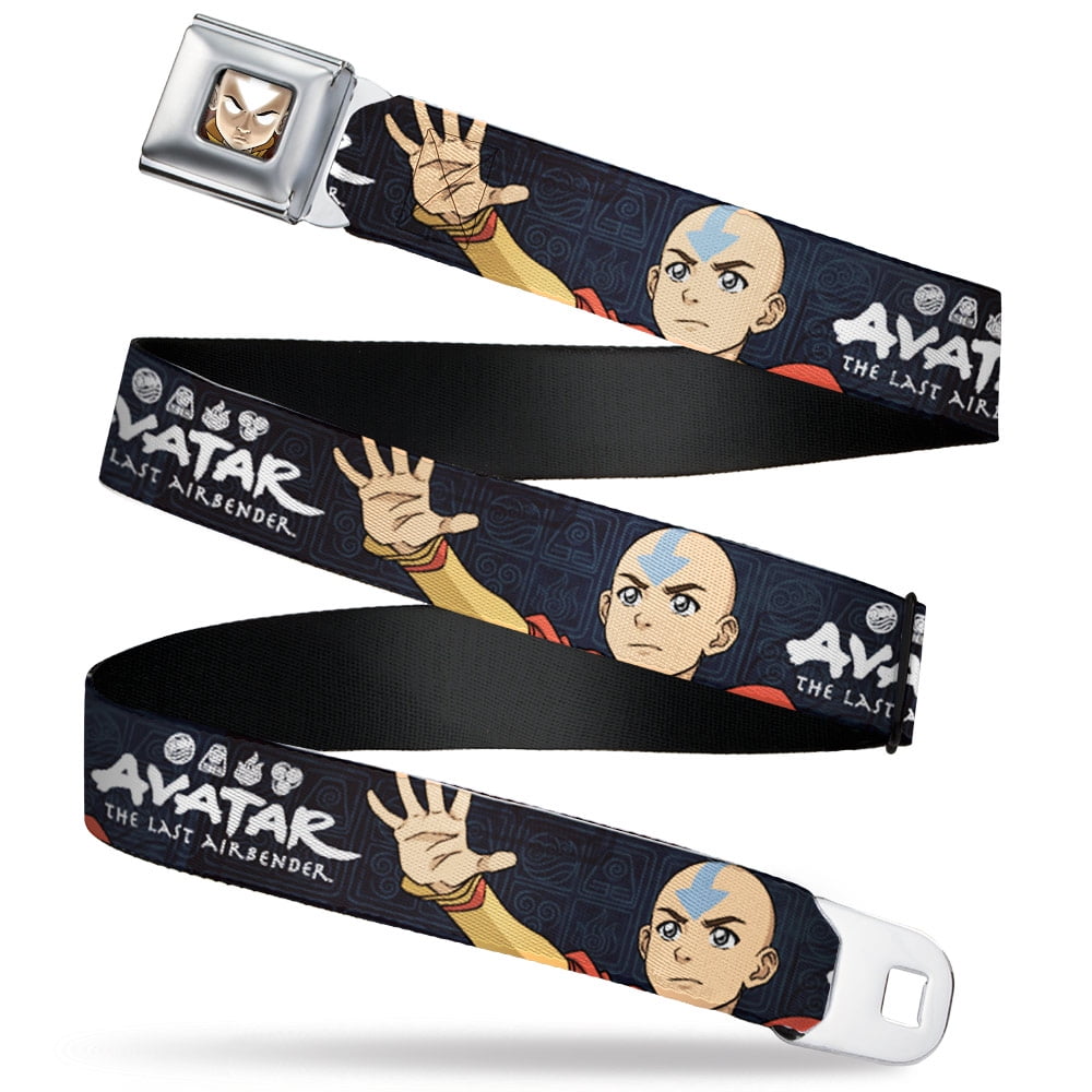 Nickelodeon Belt, Seatbelt Buckle Belt, Avatar Last Airbender Aang Hand ...