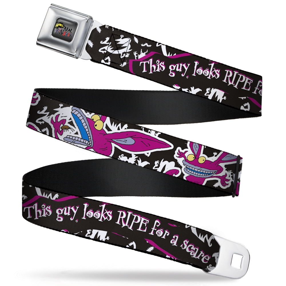 Nickelodeon Belt, Seatbelt Buckle Belt, Ickis This Guy Looks Ripe For A ...