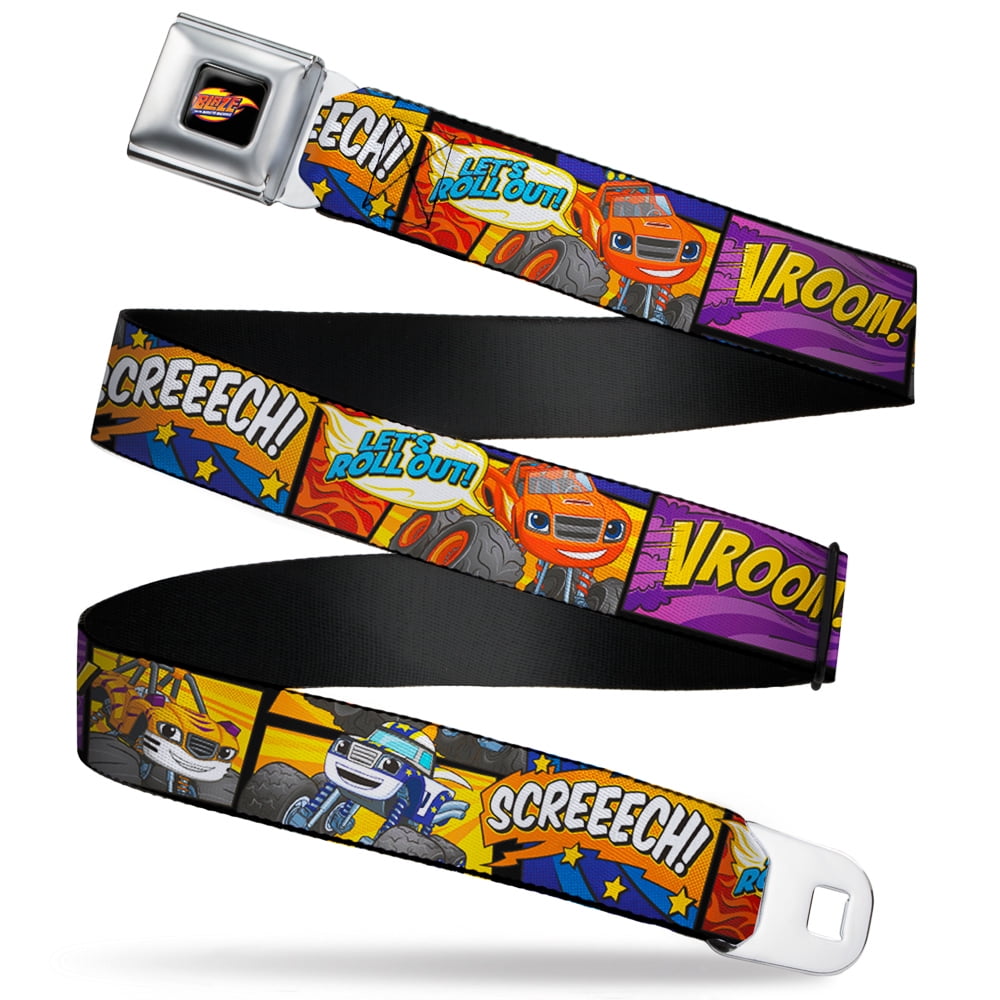 Nickelodeon Belt, Seatbelt Buckle Belt, Monster Machine Scene Blocks ...