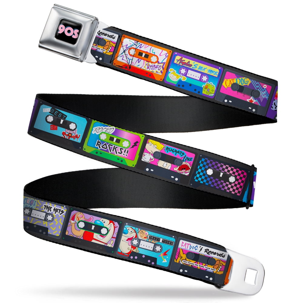 Nickelodeon Belt, Seatbelt Buckle Belt, Nick 90s Rewind Mash Up ...