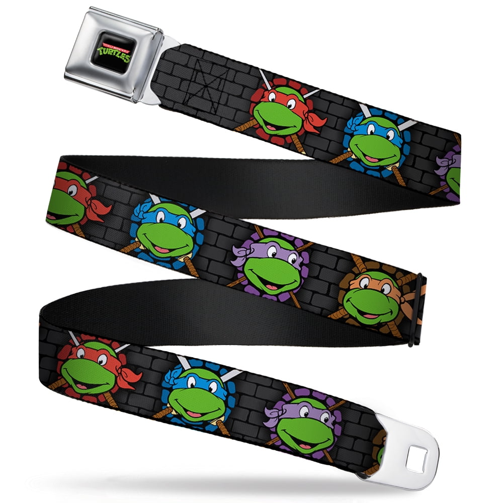 Nickelodeon Belt, Seatbelt Buckle Belt, Ninja Turtles Expressions ...