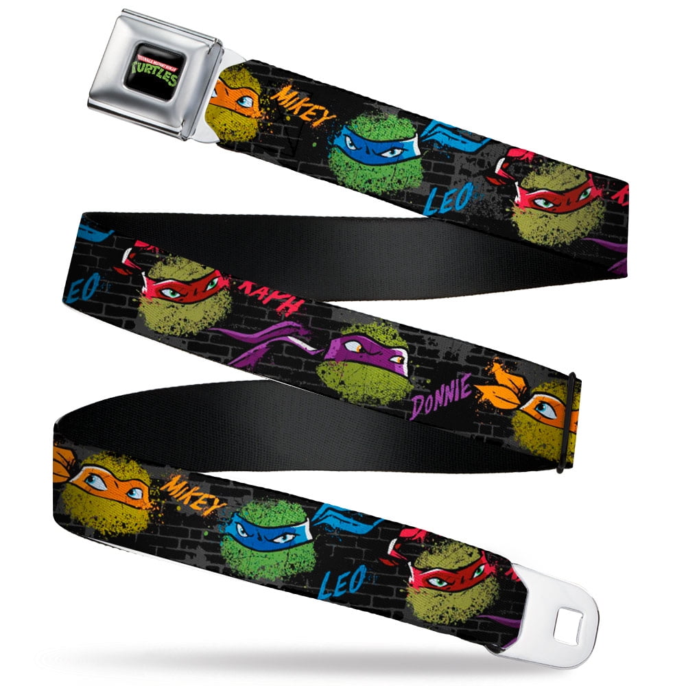 Nickelodeon Belt, Seatbelt Buckle Belt, Ninja Turtles Faces Names ...