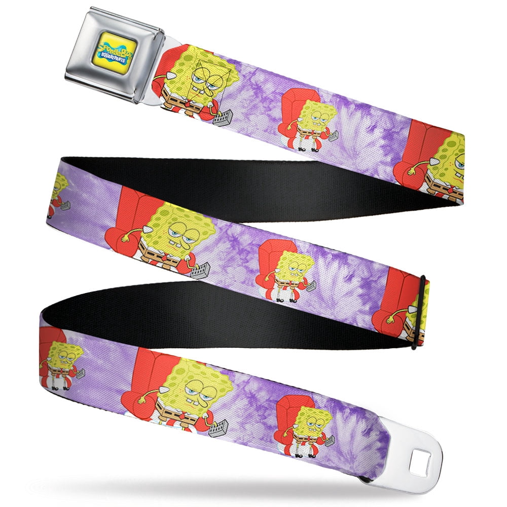 Nickelodeon Belt, Seatbelt Buckle Belt, SpongeBob SquarePants Dozing ...