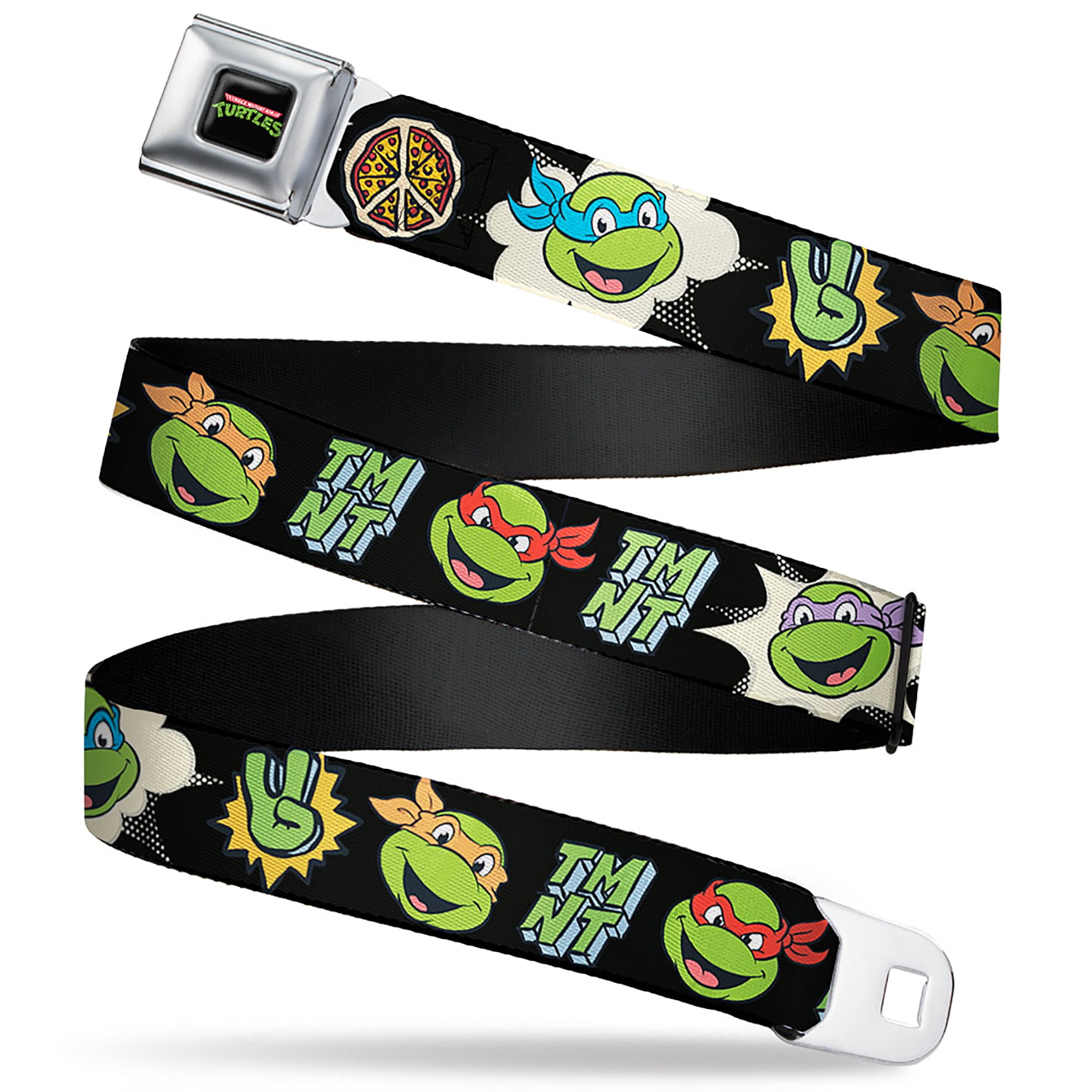 Nickelodeon Belt, Seatbelt Buckle Belt, Teenage Mutant Ninja Turtles ...