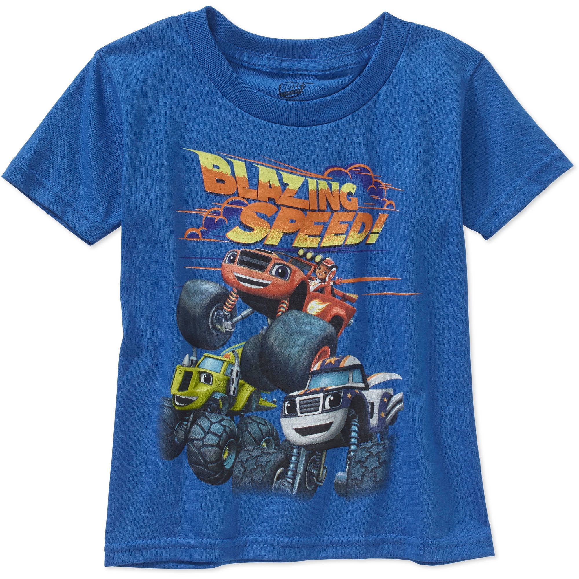 Nickelodeon Blaze Blazing Speed Toddler Boy Short Sleeve Graphic Tee ...