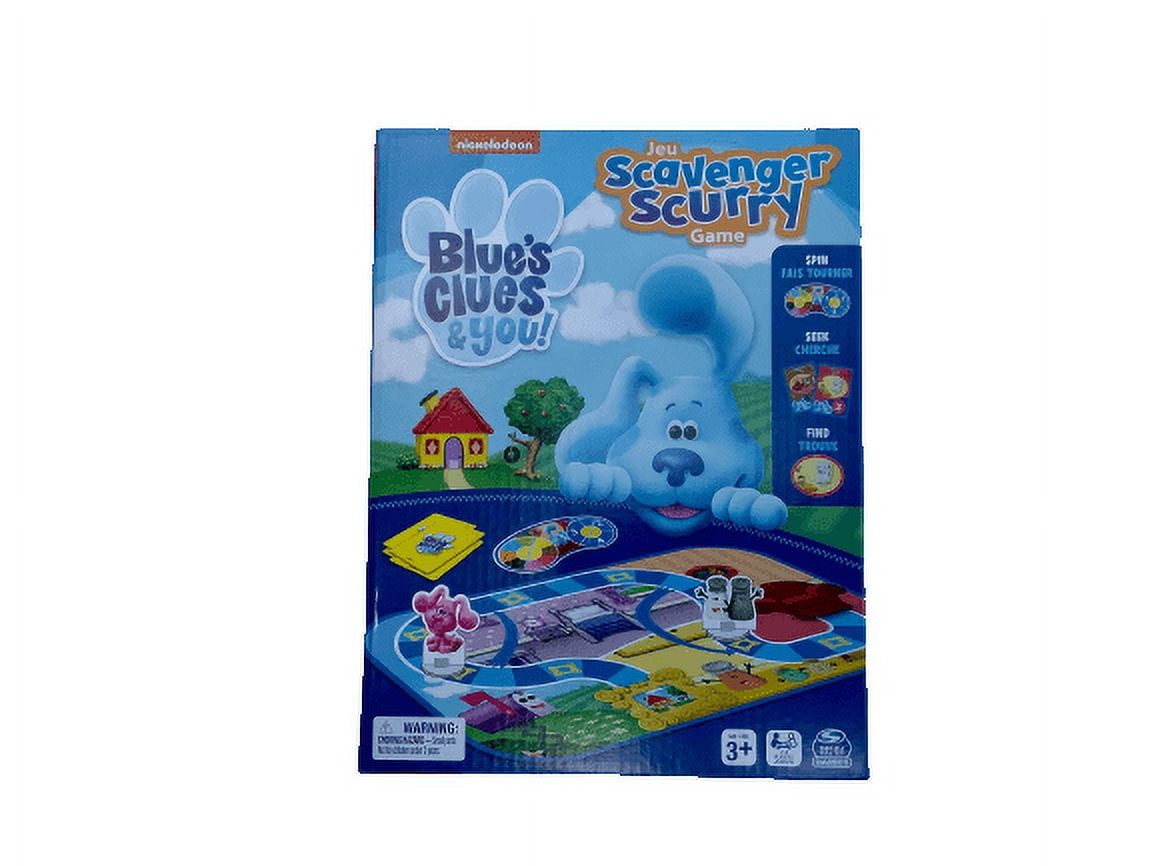 Nickelodeon Blue's Clues Scavenger Scurry Board Game, Ages 3+, 2-4 ...
