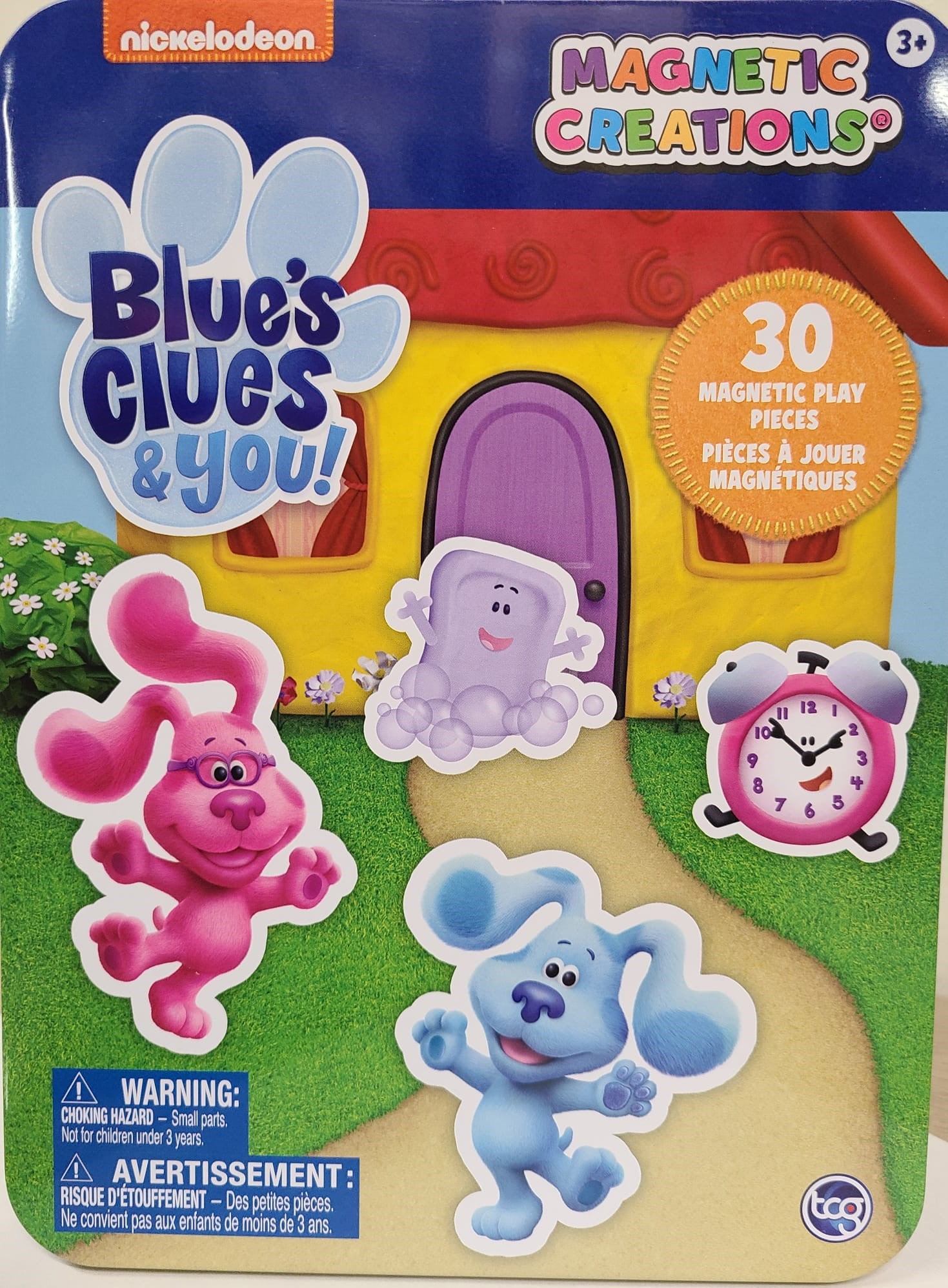 Nickelodeon Blue's Clues & You 30 pieces Magnetic Playset Tin for Kids ...