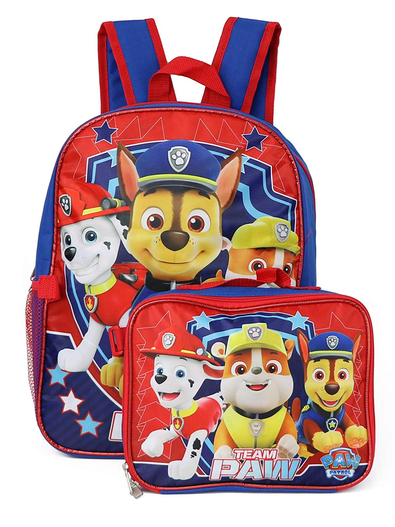 "Nickelodeon Boy's Paw Patrol 16"" Backpack & Detachable Matching Lunch ...