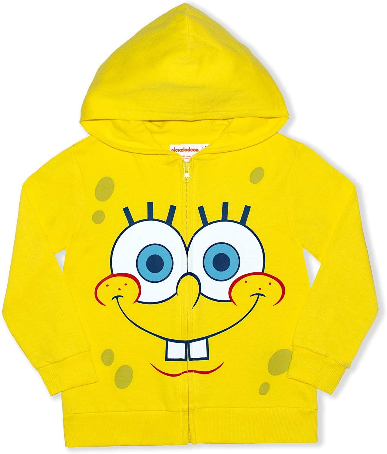 Nickelodeon Boy's Spongebob Squarepants Character Hoodie Jacket ...