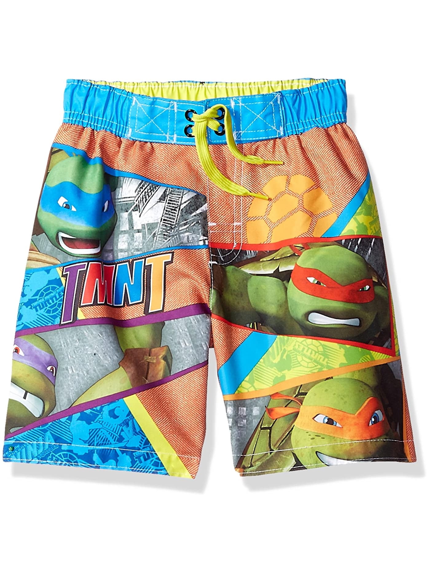 Nickelodeon Boys 4-7 Ninja Turtles Swim Trunk (Multi 7) - Walmart.com
