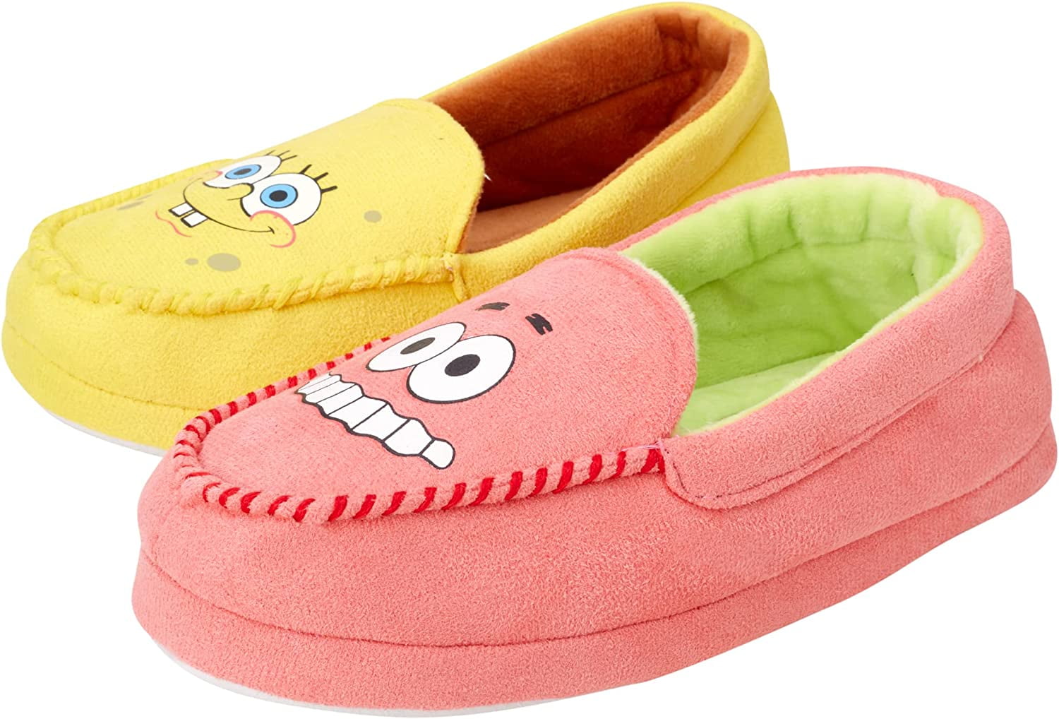 Nickelodeon Boys' Slippers - SpongeBob SquarePants and Patrick ...
