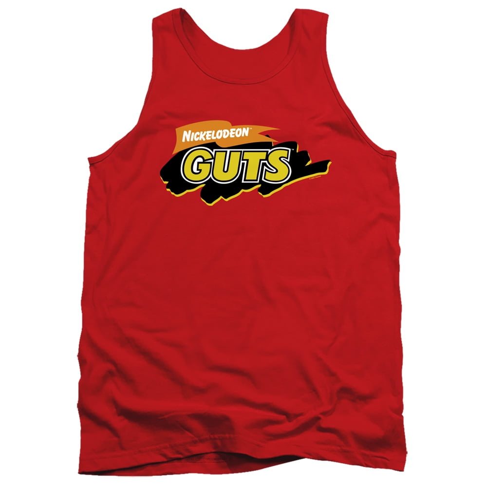 Nickelodeon Brand Guts Logo Unisex Adult Tank Top,Red, Small - Walmart.com