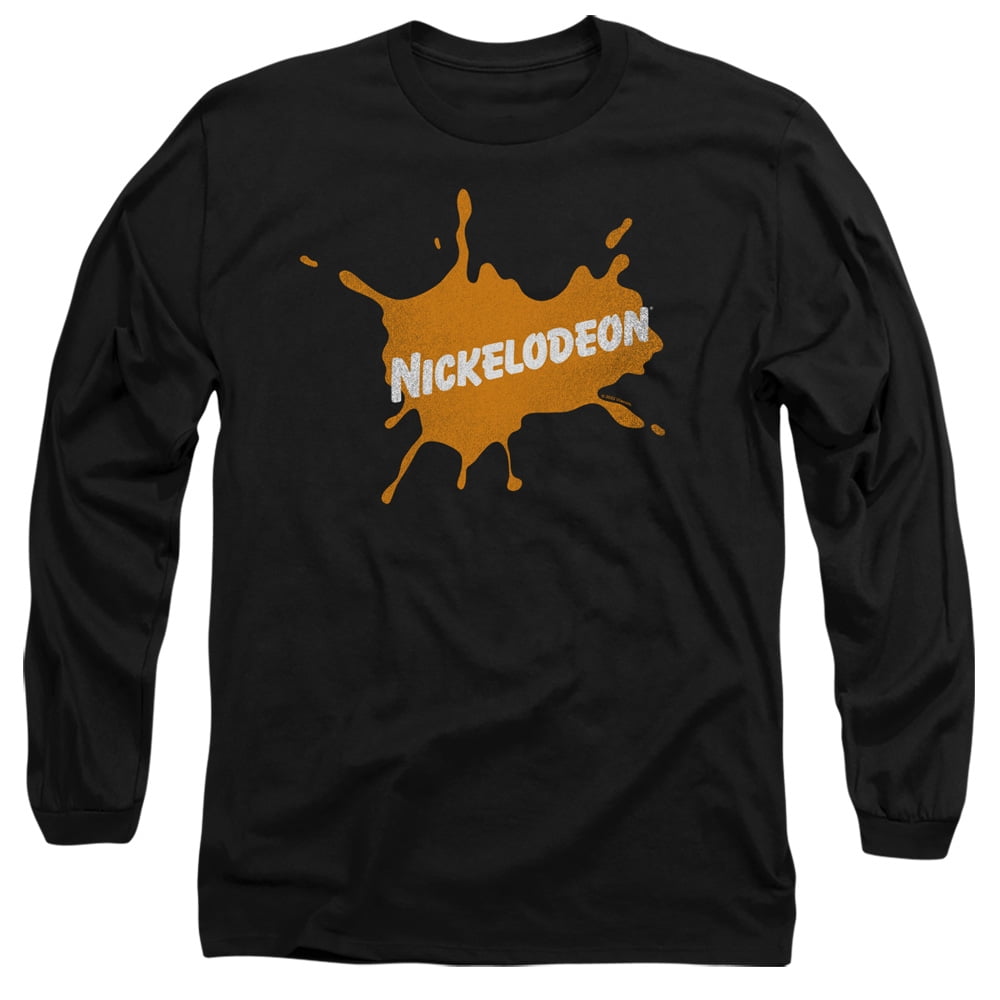 Nickelodeon Brand Nick Retro Burst Logo Unisex Adult Long-Sleeve T ...