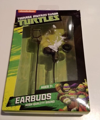 Nickelodeon Brand Teenage Mutant Ninja Turtles Earbuds With High ...