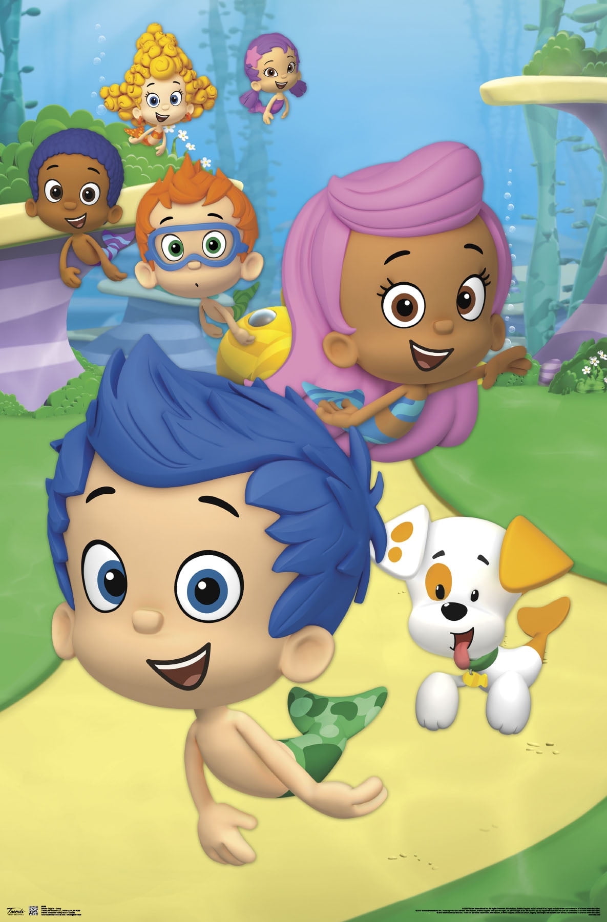 Nickelodeon Bubble Guppies - Group Wall Poster, 22.375" x 34" - Walmart.com