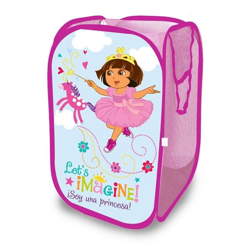 Nickelodeon Dora Pop Up Square Hamper - Walmart.com