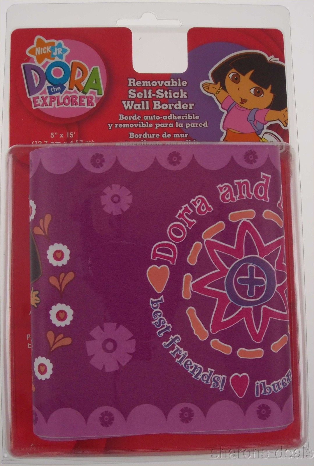 Nickelodeon Dora Self-stick Border - Walmart.com