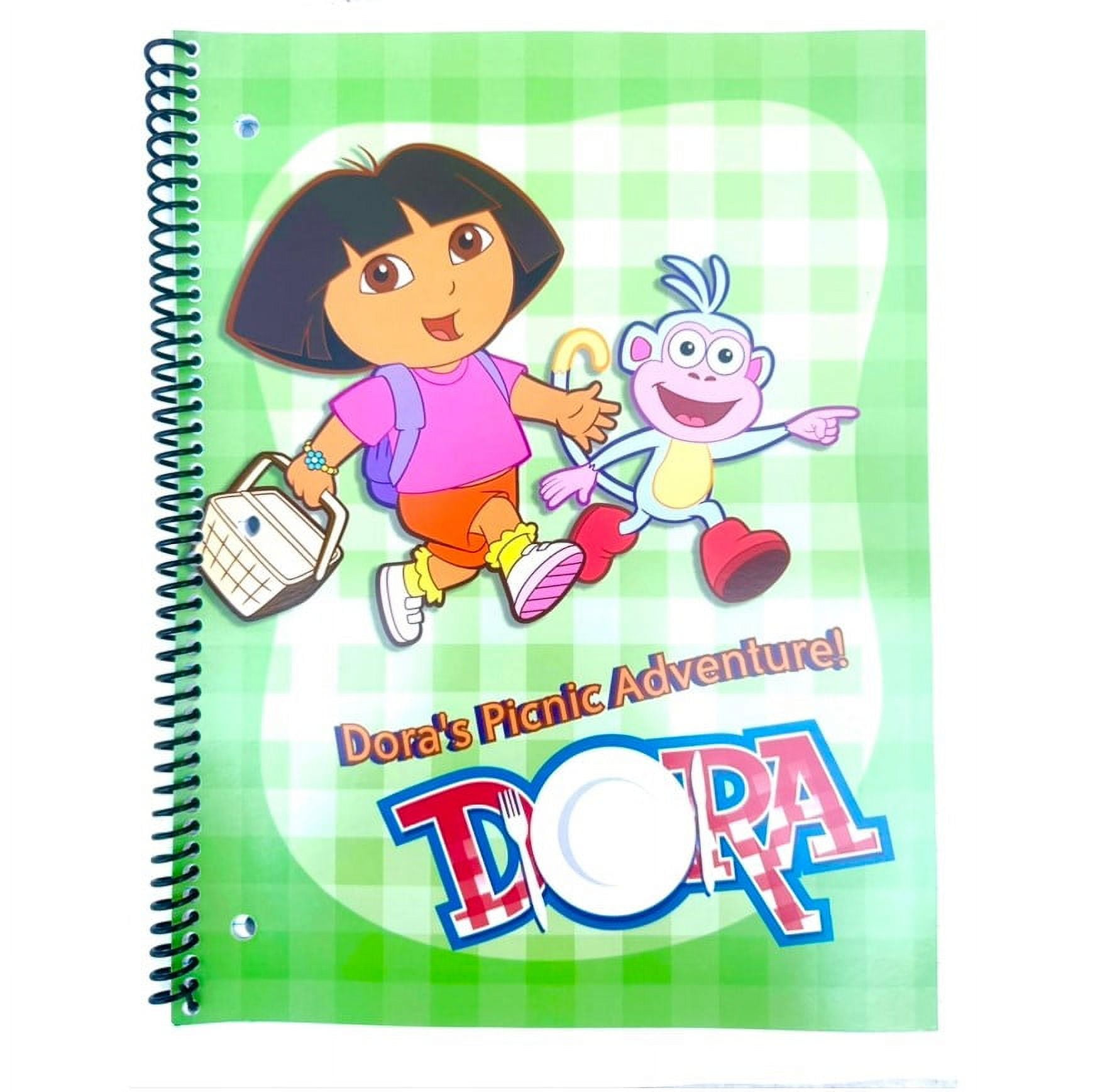 Nickelodeon Dora The Explorer Picnic Adventure Spiral Notebook ...