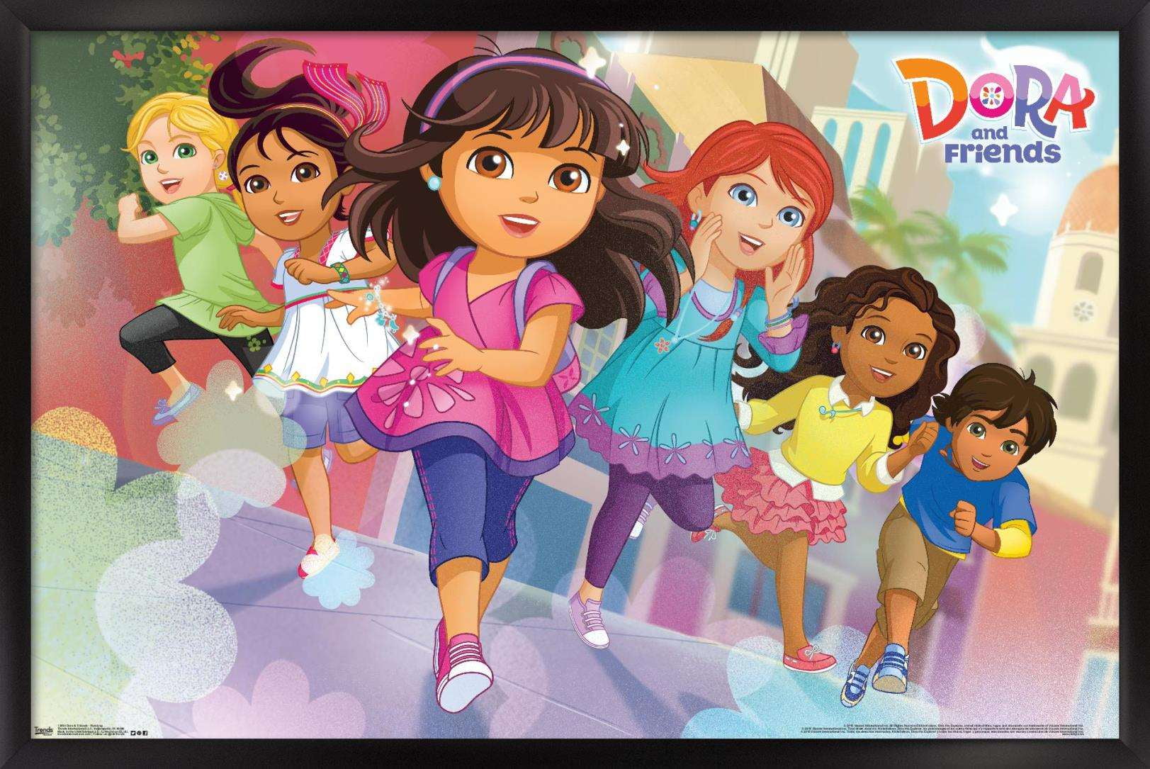 Nickelodeon Dora The Explorer - Running Wall Poster, 14.725" x 22.375 ...