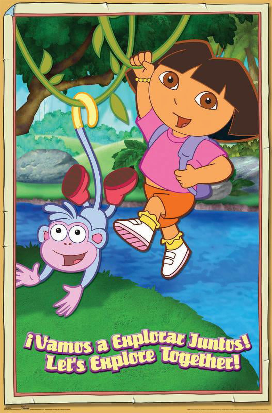 Nickelodeon Dora The Explorer - VIne Wall Poster, 22.375" x 34 ...