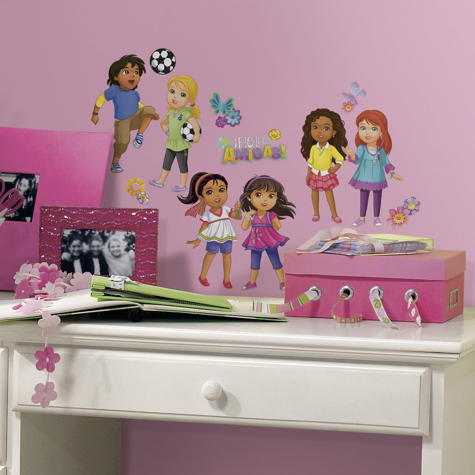 Nickelodeon Dora and Friends Peel and Stick Wall Decals - Walmart.com