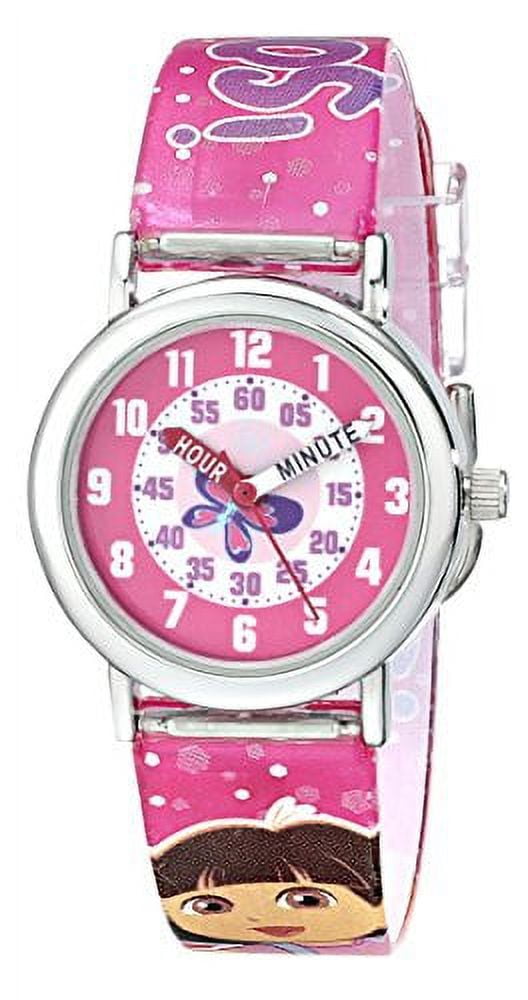 Nickelodeon Dora the Explorer DTEKQ1092 Time Teacher Watch - Walmart.com