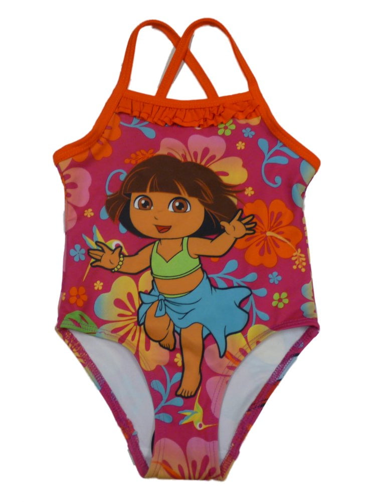 Nickelodeon Dora the Explorer Orange UPF 50 Swimwear for Infant Girls ...